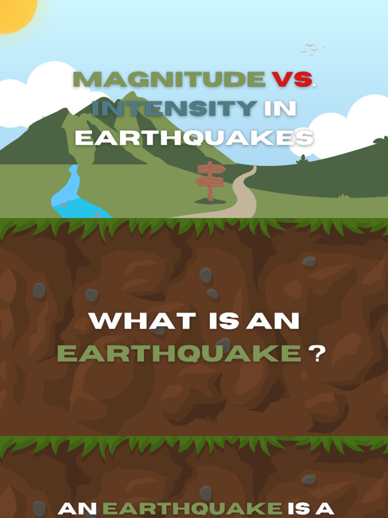 Magnitude vs. Intensity in Earthquakes | PDF