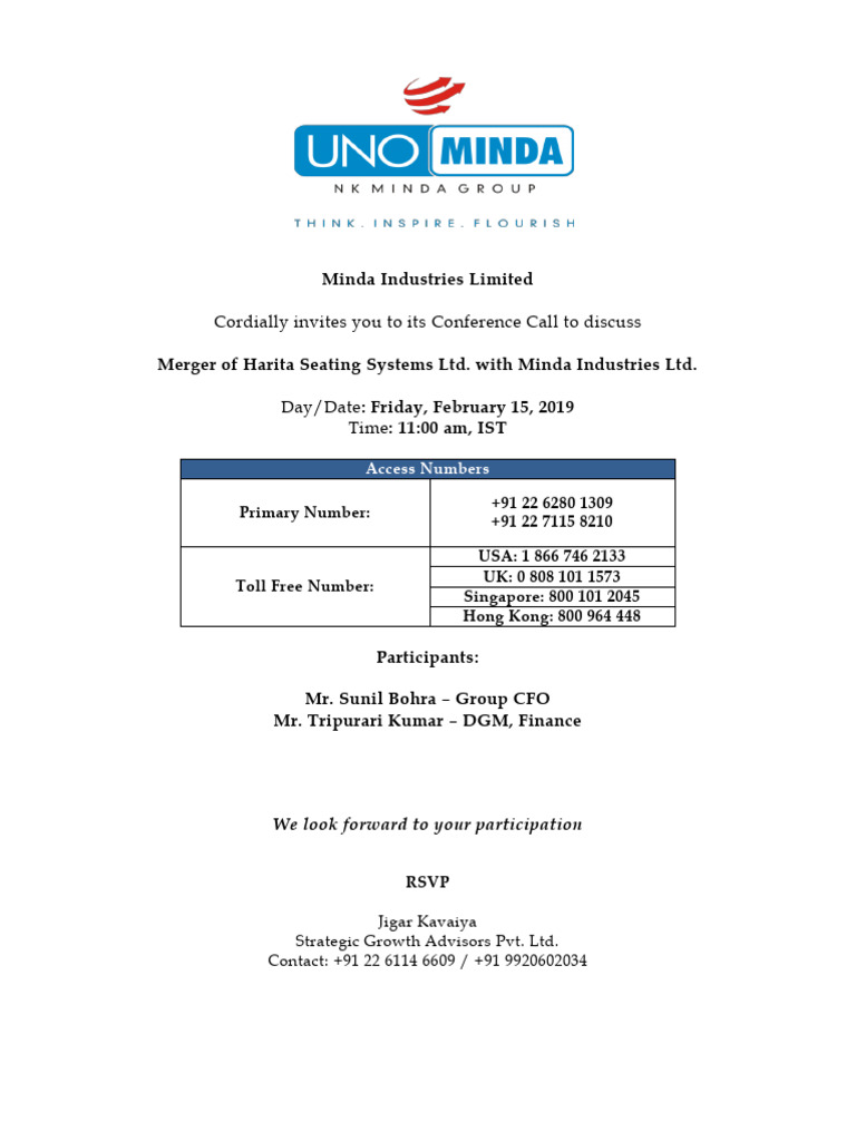 MIL_Merger_Update_Call | PDF