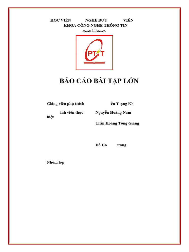 Nhóm L P 01 - Nhóm BTL 02 | PDF