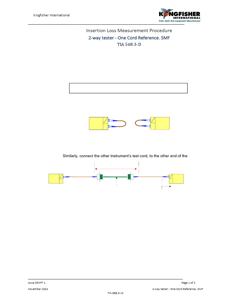 TIA 568.3-D Insertion Loss Testing Guide | PDF