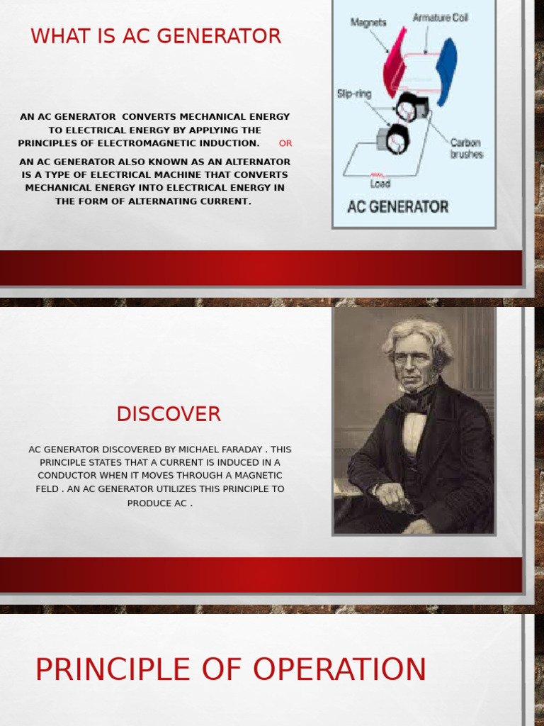 Intro of Ac Generator | PDF | Electric Generator | Electromagnetic Induction