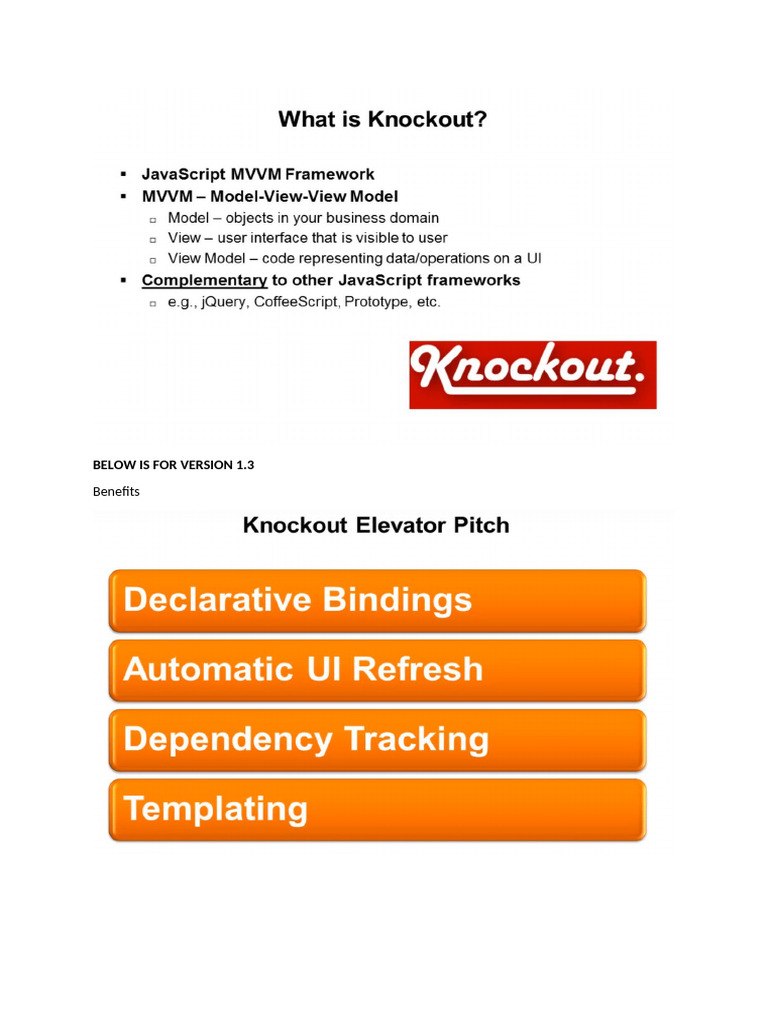 Knockout Fundamentals | PDF