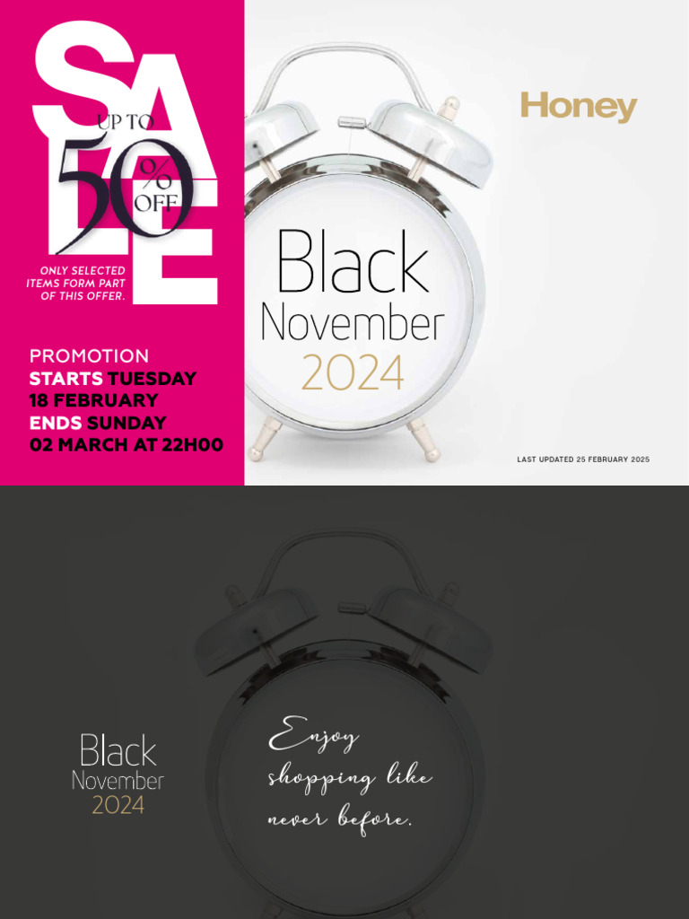 Black November 2024 Promotions | PDF