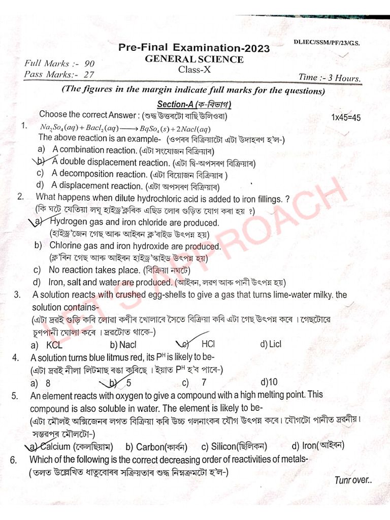 General Science Mankachar | PDF