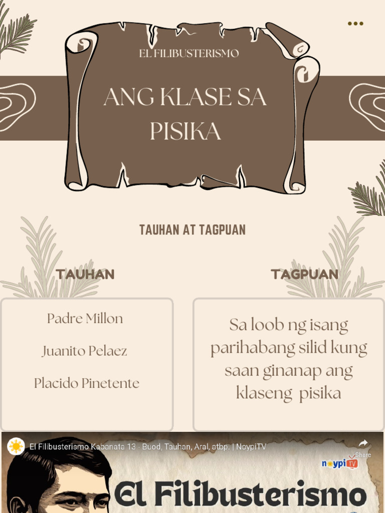 Ang Klase Sa Pisika | PDF