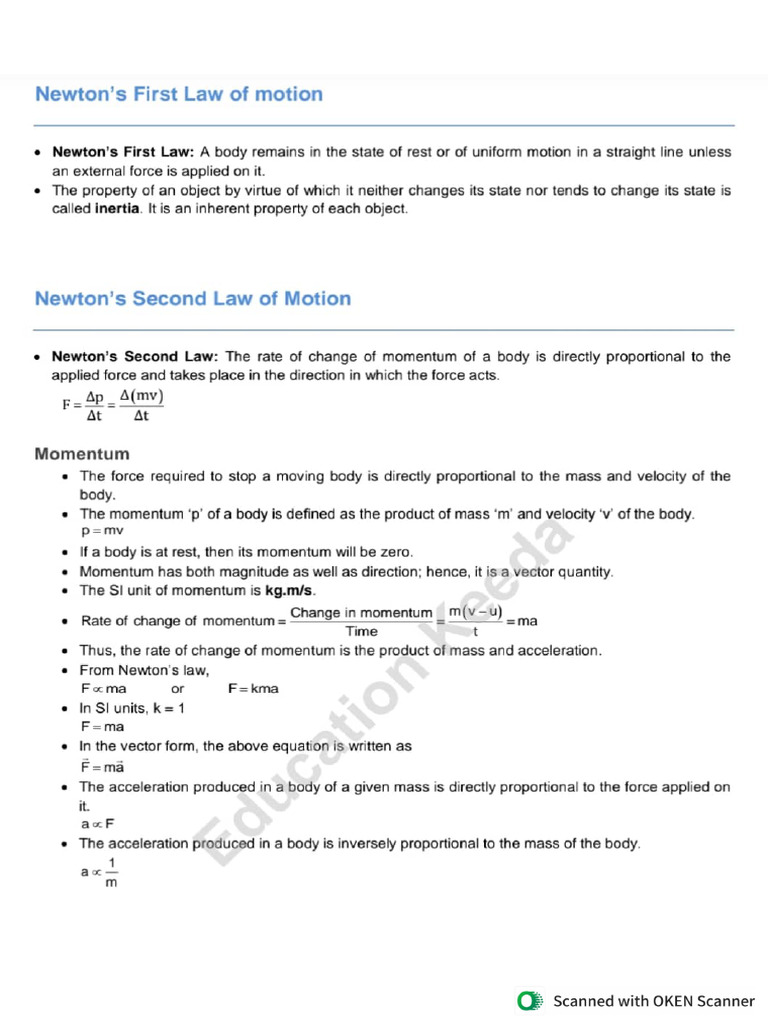Quick Revision of Physics 20 | PDF