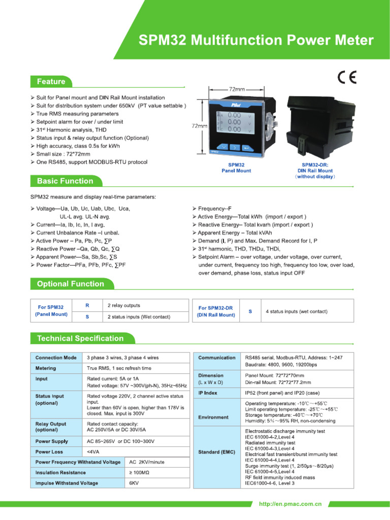 SPM32-Data-sheet-V1 | PDF