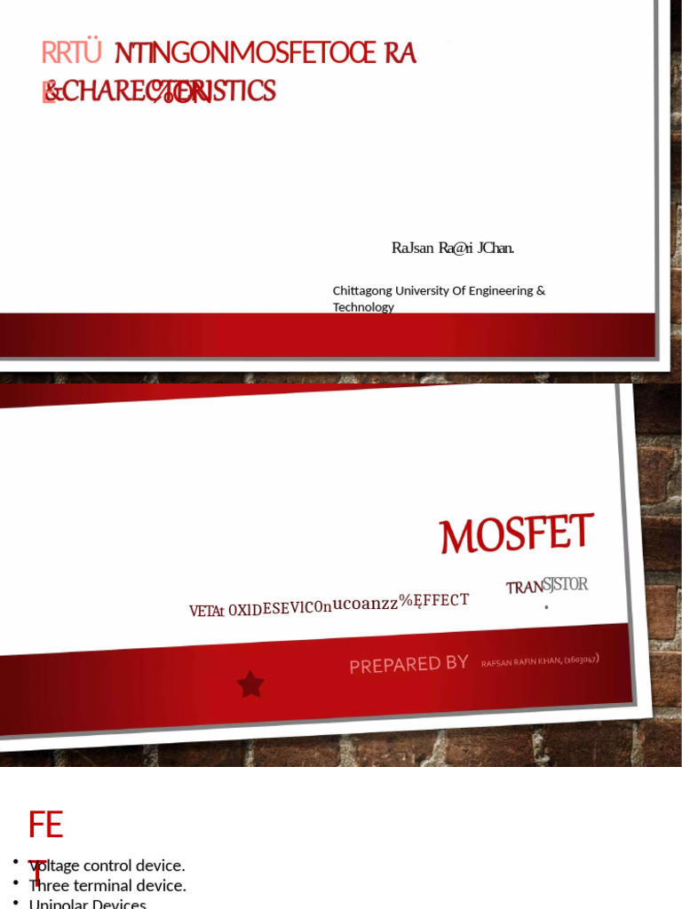 MOSFET Types and Operations Explained | PDF | Field Effect Transistor | Mosfet