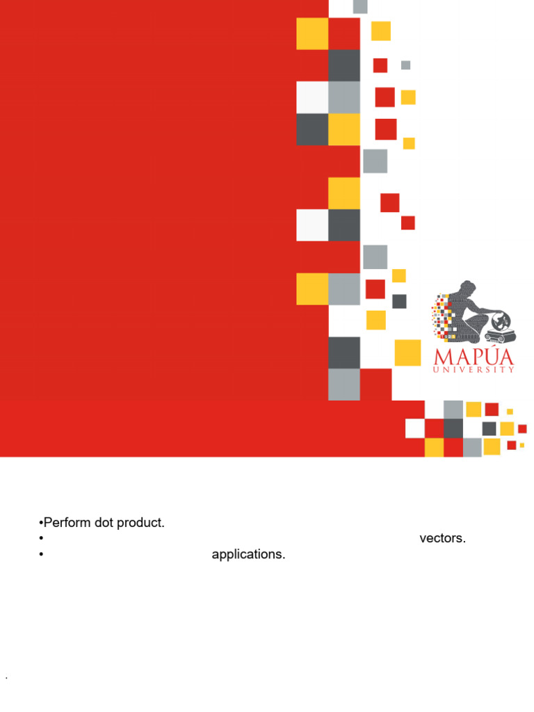 Lesson-5C Vectors Operations (Dot Product) | PDF