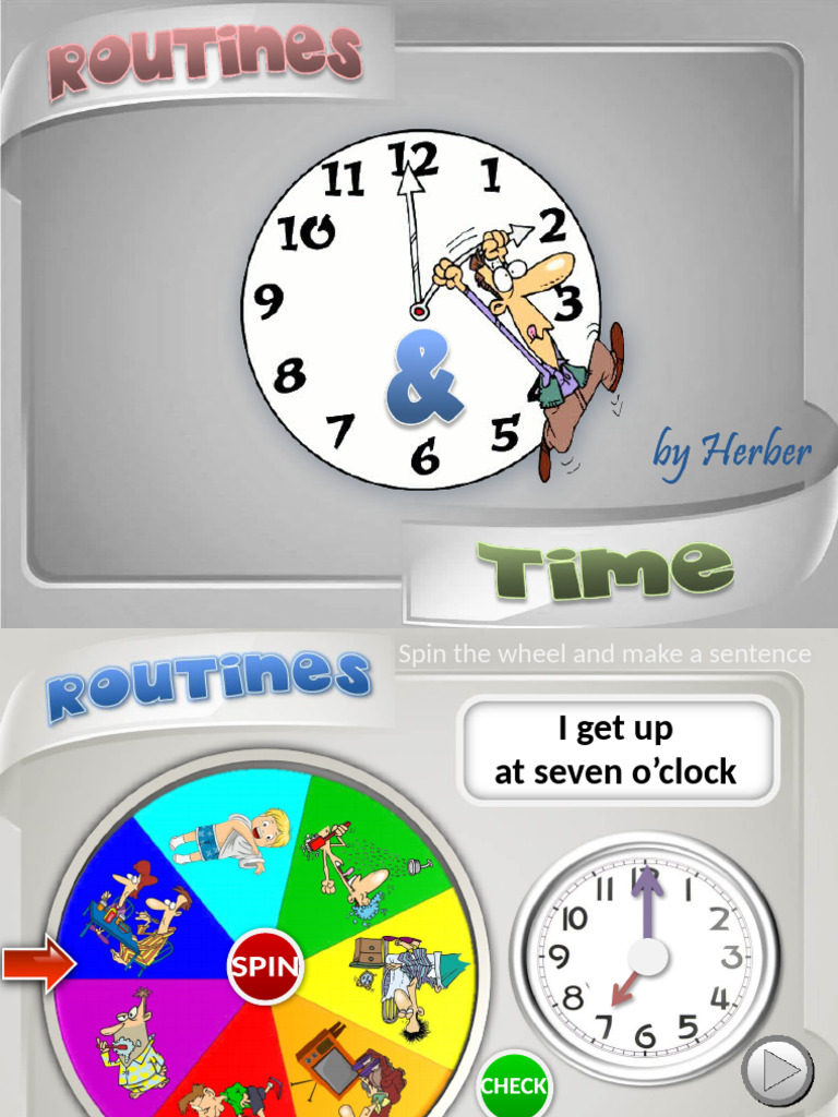 Routines Time Fun Activities Games Games Picture Description Exe ...