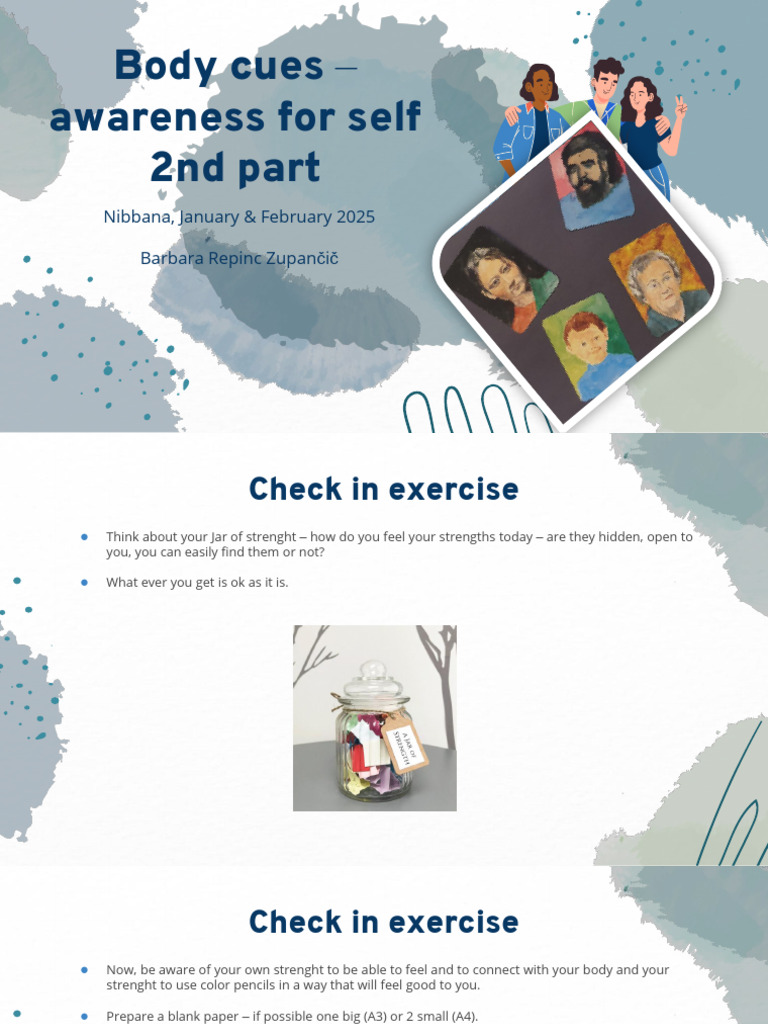 Body Cues 2nd Part Exercises | PDF | Mindfulness | Psychotherapy