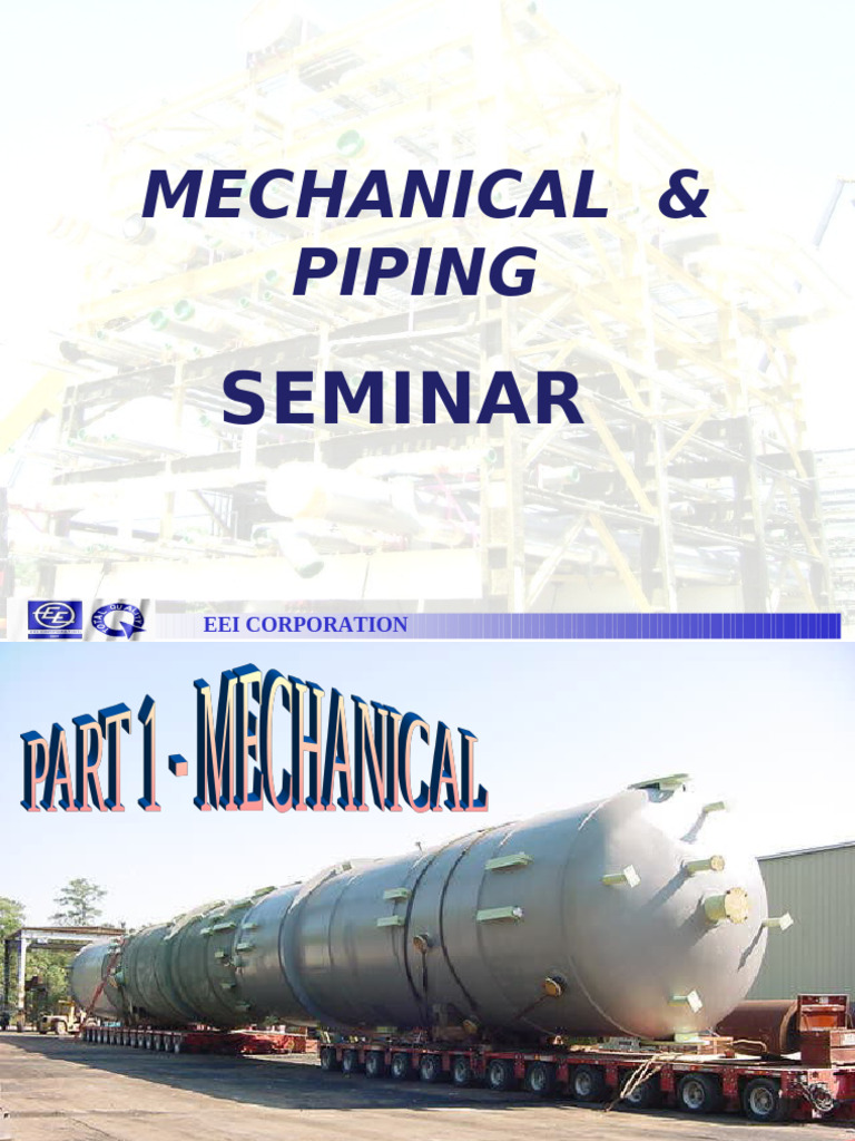 Mechanical & Piping Seminar For QC Engr's COMPLETE | PDF | Valve | Pump