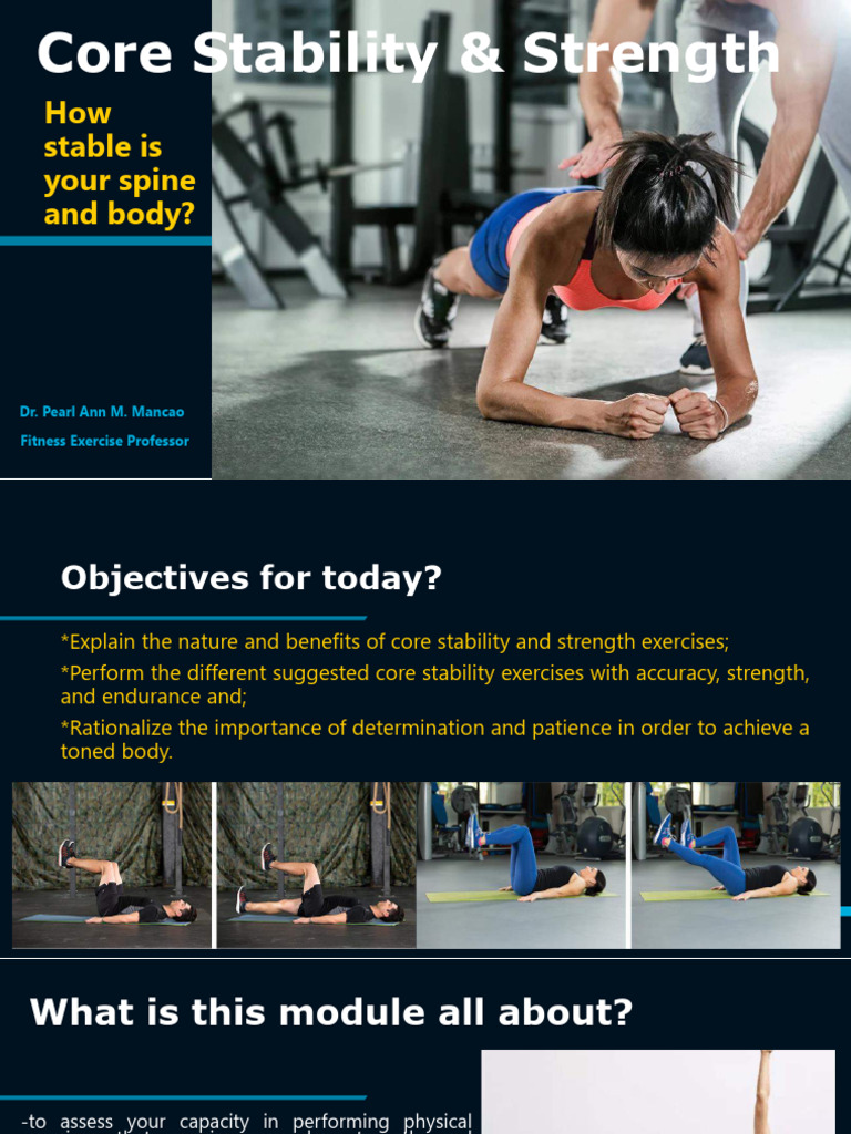 LECTURE About Core Stability Strength-Converted-Compressed | PDF | Soft ...