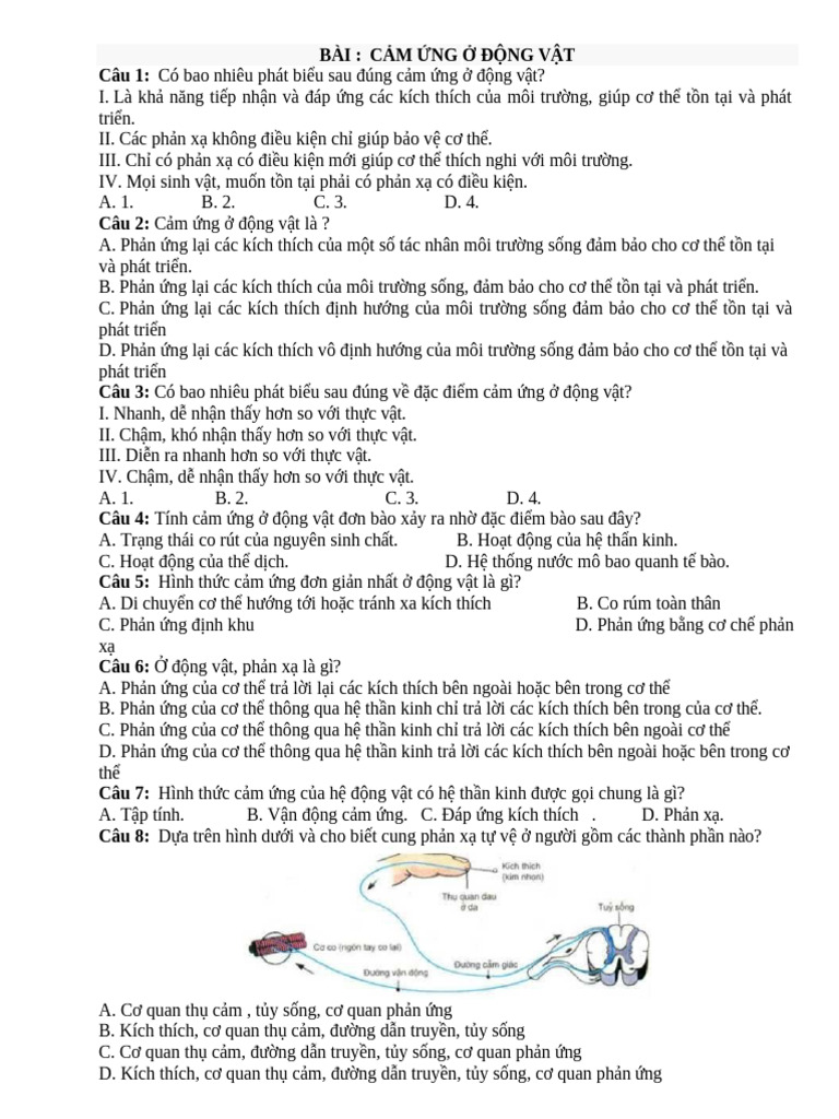 Sinh GK2 | PDF