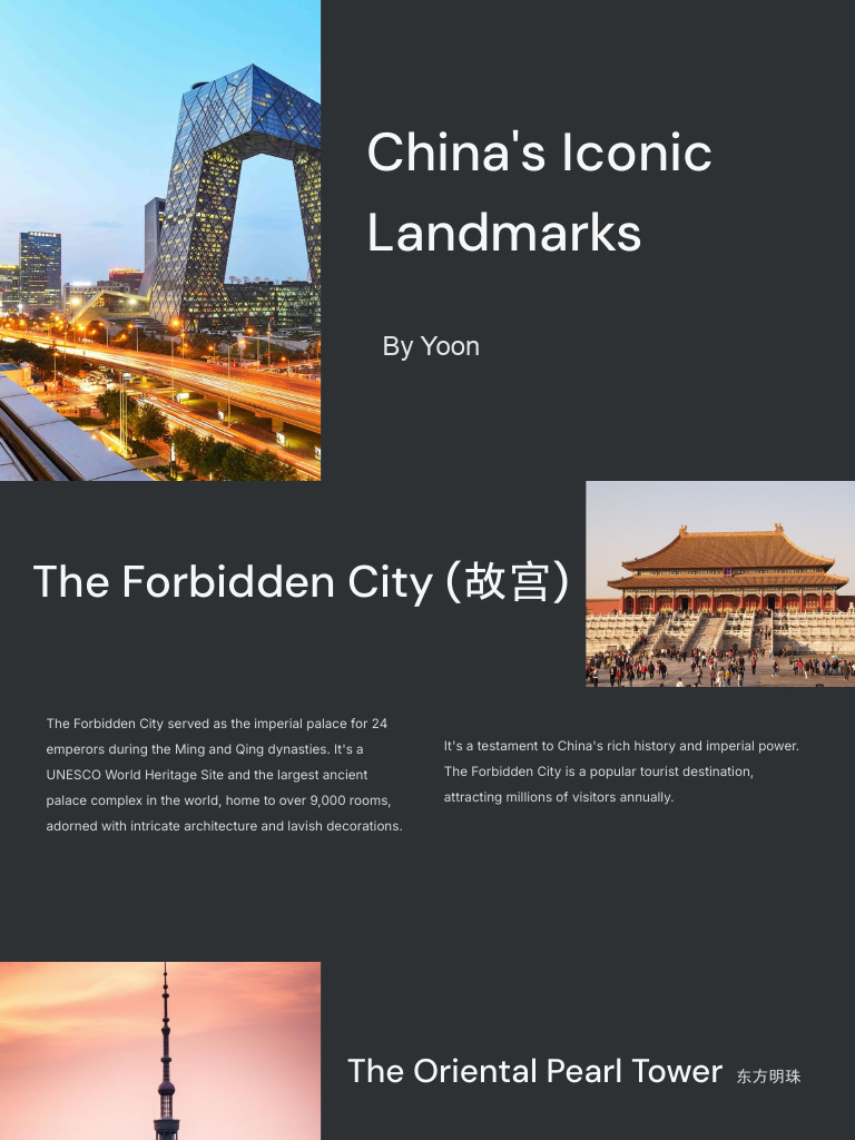 Chinas Iconic Landmarks | PDF