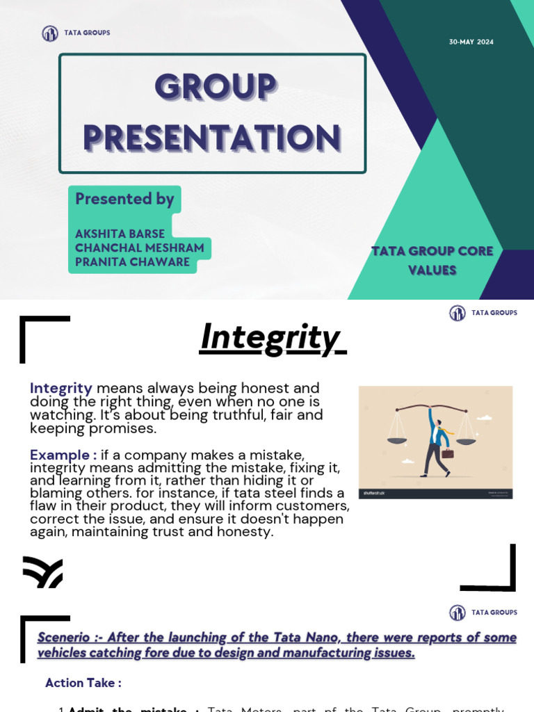 Akshita Tata Core Values | PDF | Empowerment