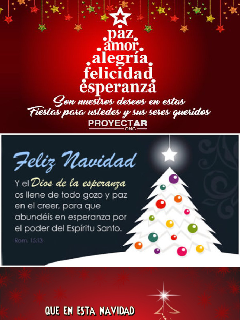 Tarjetas Navideñas | PDF