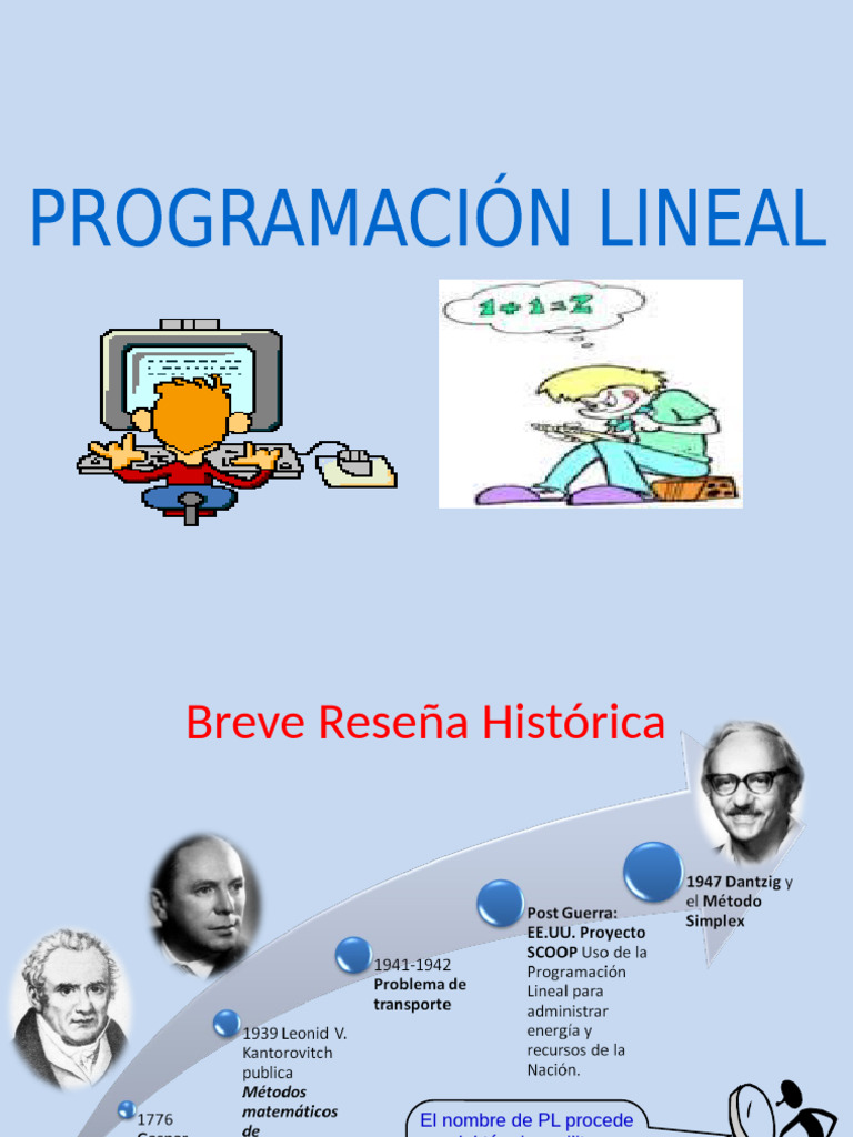 Programacion Lineal | PDF | Programación lineal | Matemáticas Aplicadas