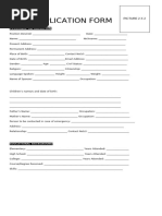 Biodata Form (Long) | PDF