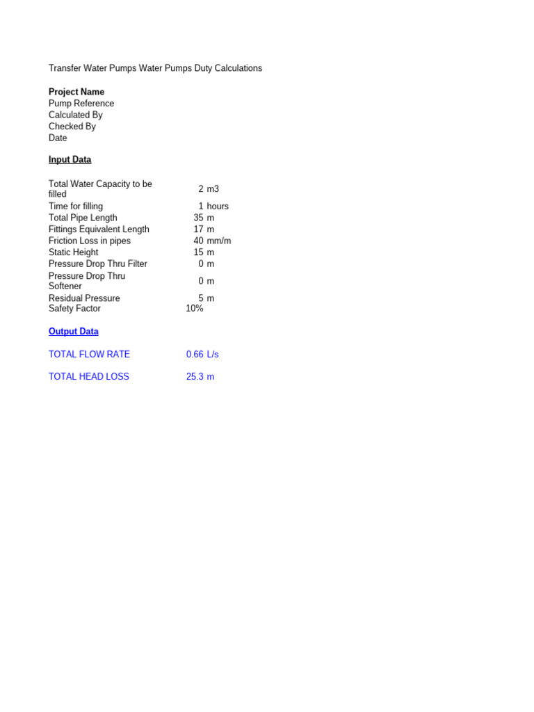Transfer Water Pumps | PDF