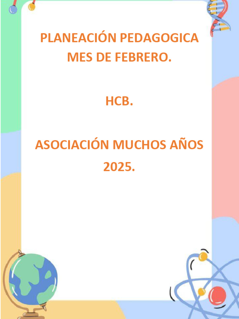 Planeación Pedagógica para Niños en Febrero | PDF | Las emociones ...