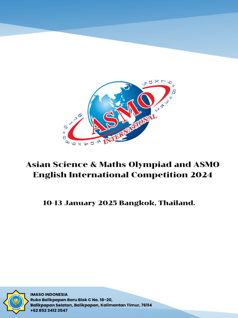 Info Sheet ASMO International 2024.Pdf - 20241027 - 230019 - 0000 | PDF | Mathematics