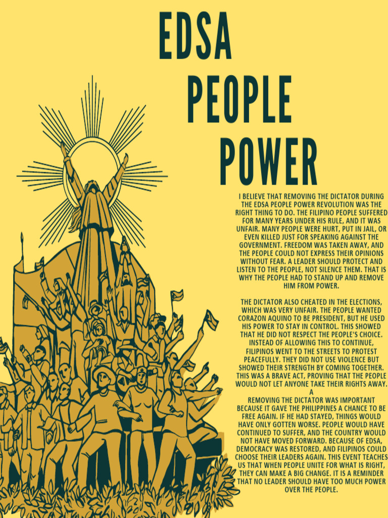 EDSA Revolution: Restoring Filipino Democracy | PDF