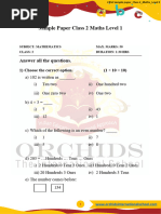 Class 3 English Question Paper | PDF