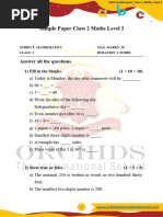 Class 2 GK Question Paper PDF | PDF