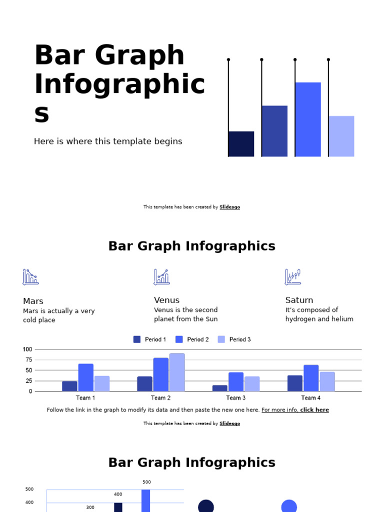Bar Graph Infographics Template | PDF | Planets | Planets In Astrology