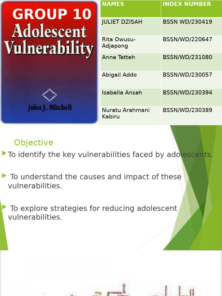 Adolescent Vulnerability | PDF | Adolescence | Vulnerability