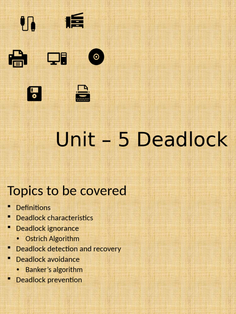 OS 3141601 Unit5 Deadlock | PDF | Computing | Computer Science