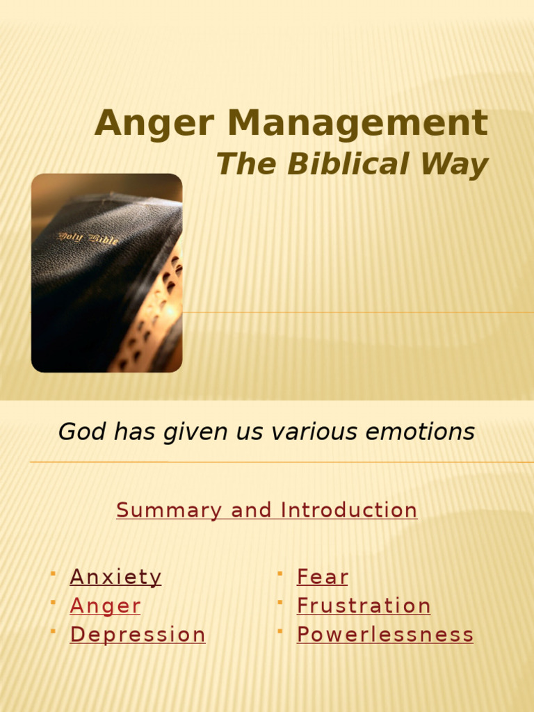 Anger Management Final | PDF | Anger | Psychological Concepts