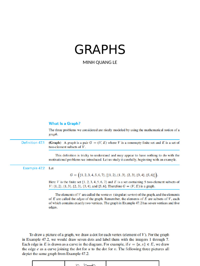 Graphs | PDF