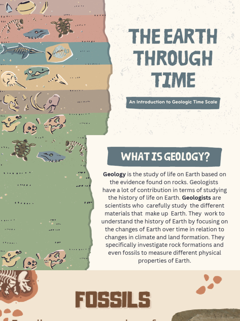 Geologic Time Scale and Dinosaurs | PDF | Geologic Time Scale | Dinosaurs