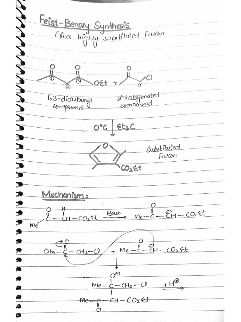 Feist-Benary Furan Synthesis | PDF