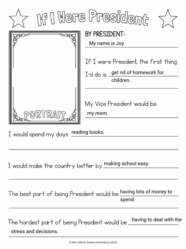 Kami Export - Somebody else - If-I-Were-President_Worksheet_Mrs.Merry | PDF