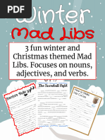 Snowman Nonsense Real Words | PDF