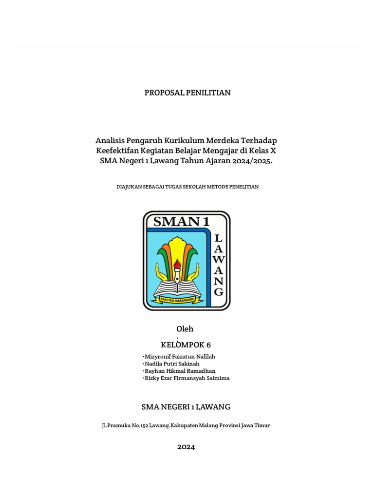 Proposal Penelitian Geo | PDF