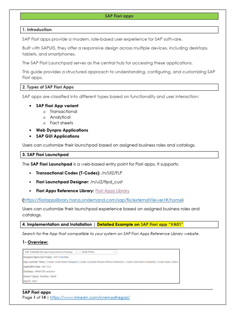 Master SAP Fiori Apps A Comprehensive Guide! 1740393761 | PDF | Application Software | Computing