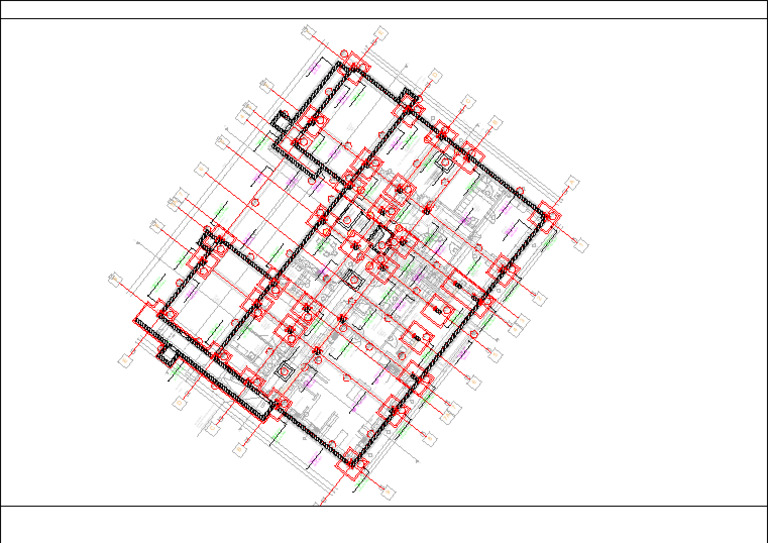 Fisier XRef Importat R01 - Plan Cofraj Fundatii_rev 2_12 05 20 | PDF