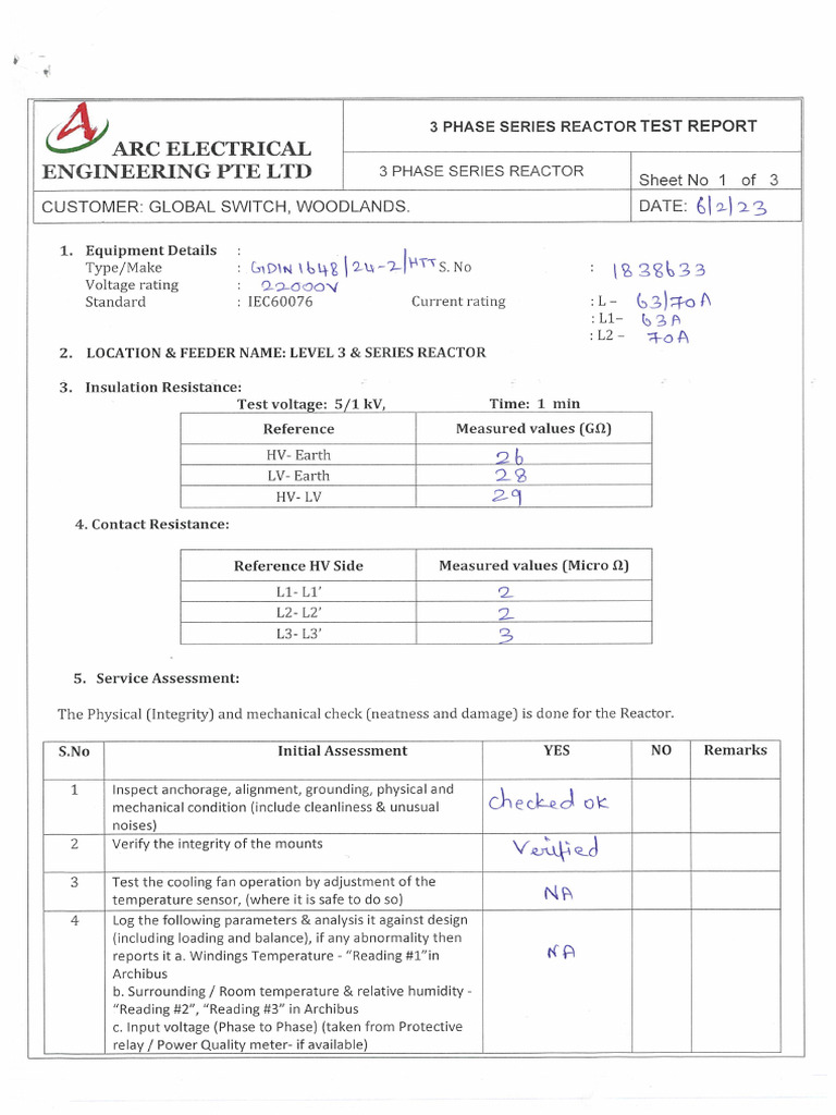 MDB Test Report | PDF