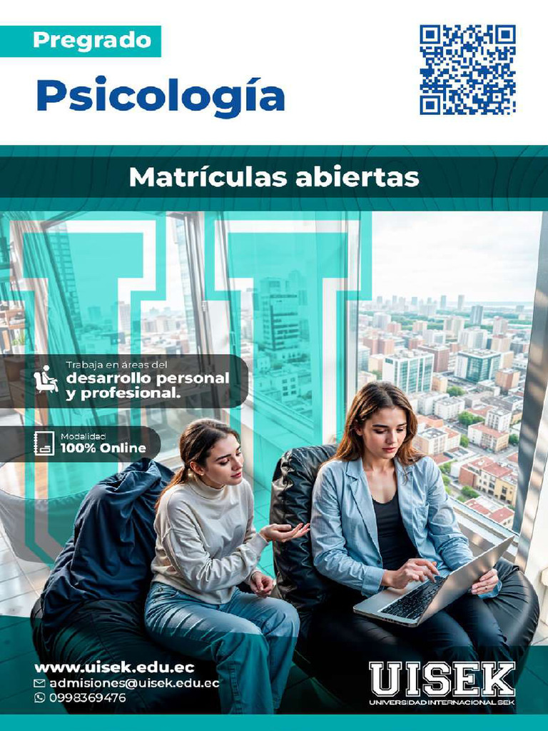 Malla Brochure Pregrado 2324 Psicologia Online Psi | PDF | Sicología | Conceptos psicologicos