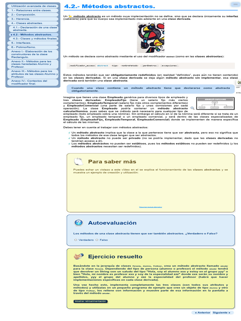 4.2. - Métodos Abstractos | PDF | Programación de computadoras ...