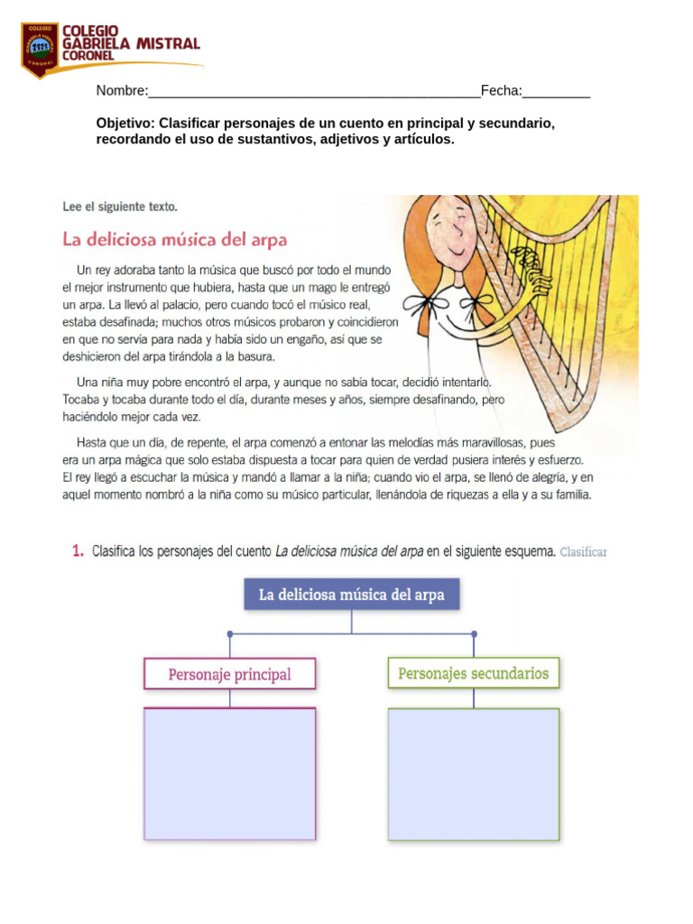 Guia n4 Lenguaje 3ro Basico | PDF