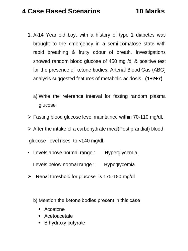 4 Case based scenarios | PDF