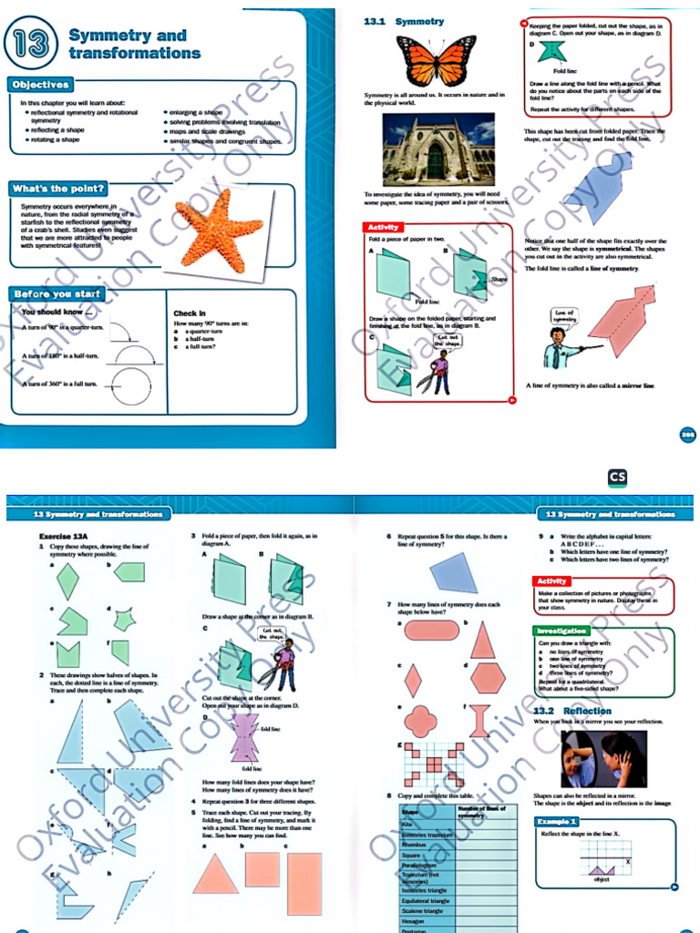 CH 13 - Symmetry and Transformations | PDF