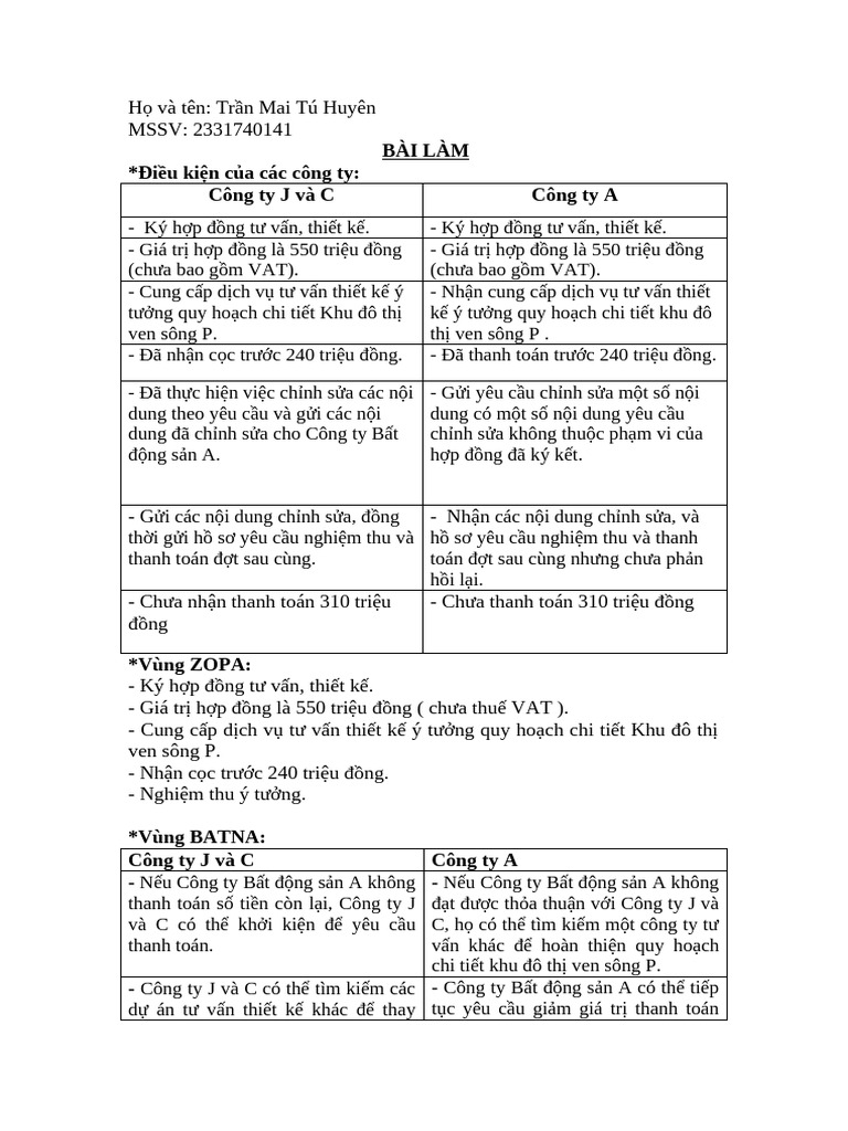 Bài tập chương 1 môn KNDP | PDF