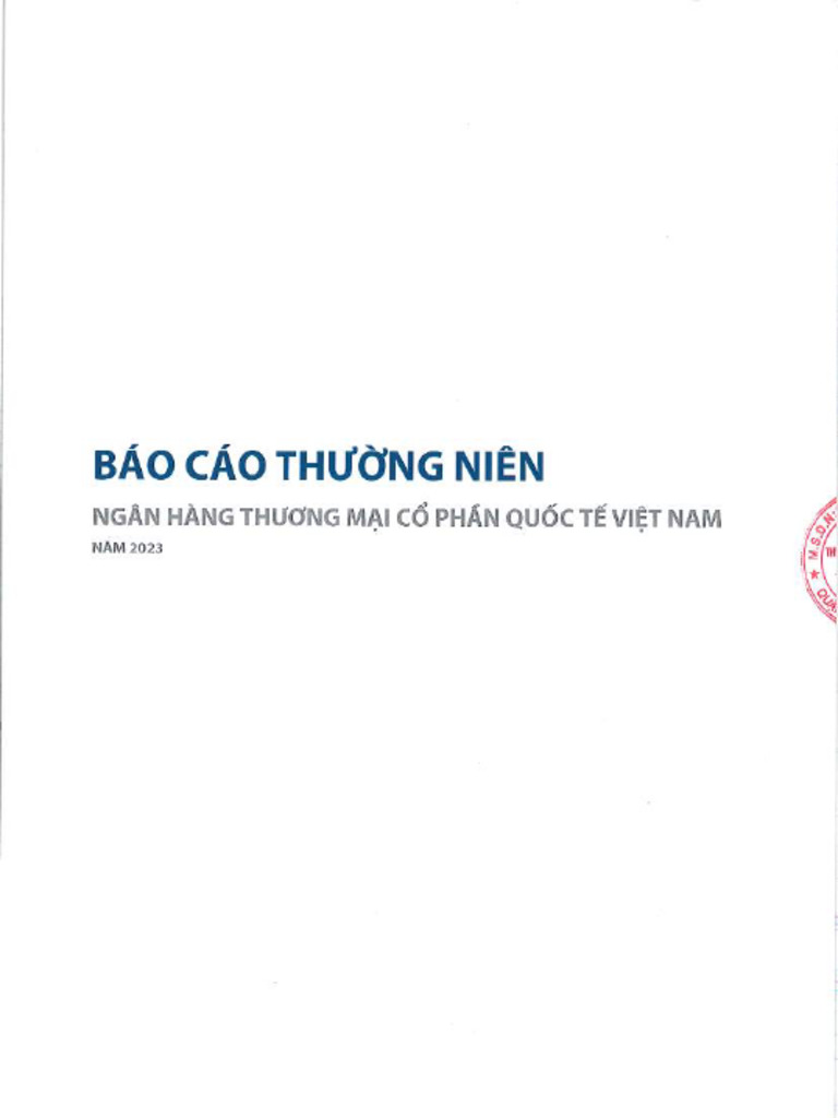 Vib BCTN Nam 2023 | PDF