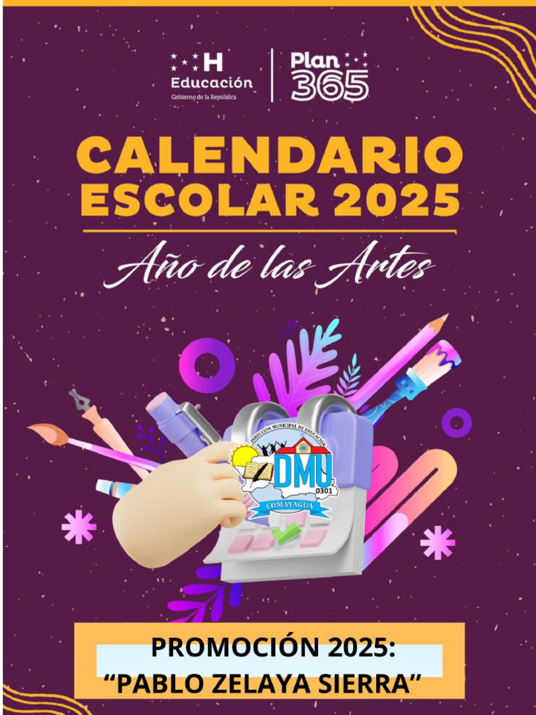 Calendario Escolar 2025 | PDF | Educación primaria | Aprendizaje
